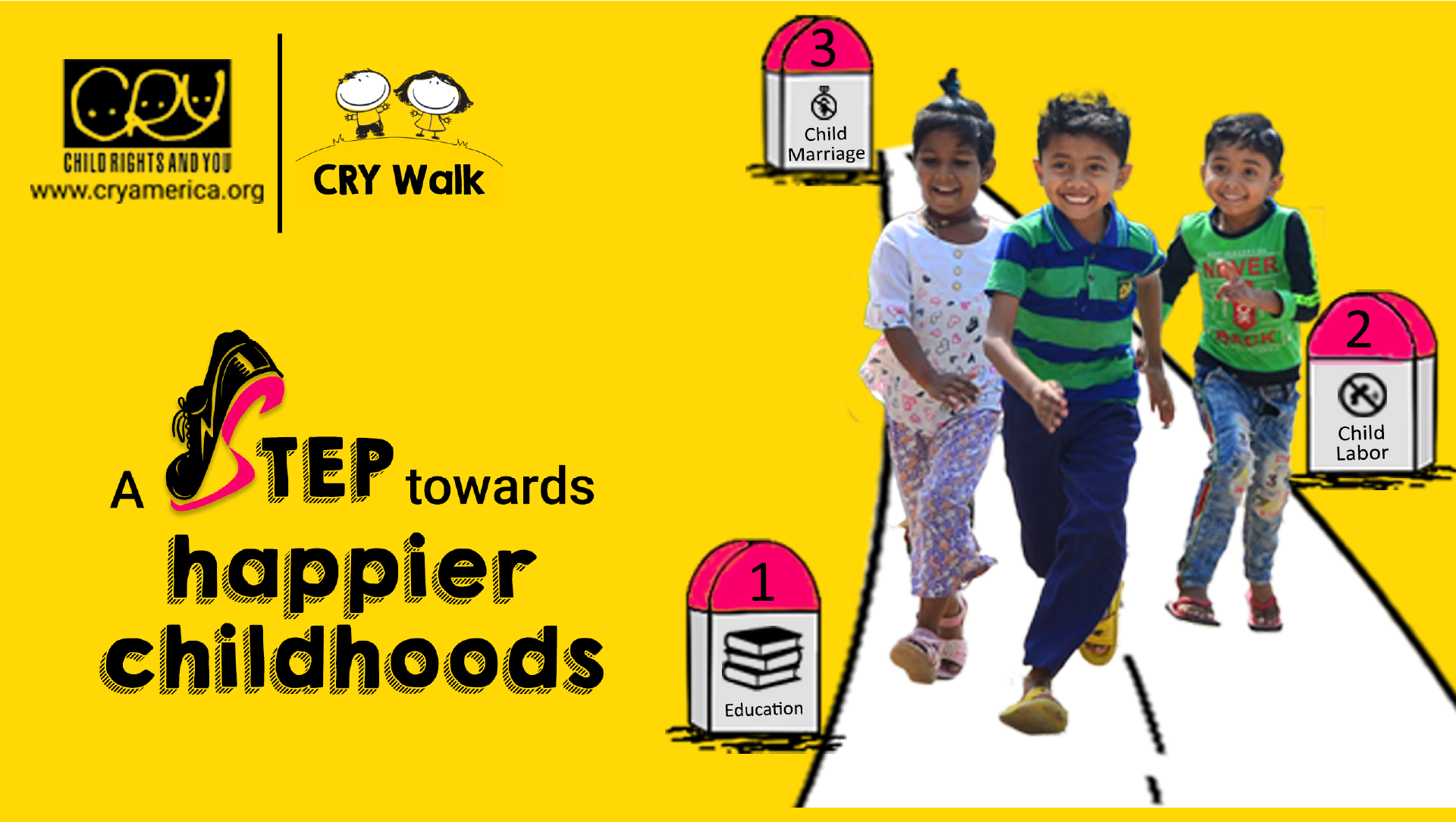 CRY Walk for Child Rights 2023 - CRY America